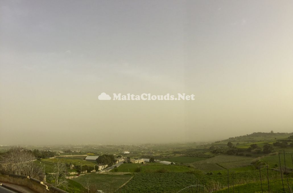 Sand haze - MaltaClouds